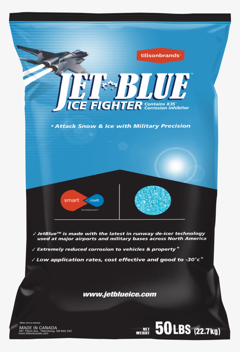 Jet Blue Ice Melt Jet Blue Bag Industrys Png Blue Ice - Ice - Free ...