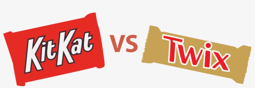 Kitkat Vs Twix1 - Twix - Free Transparent PNG Download - PNGkey
