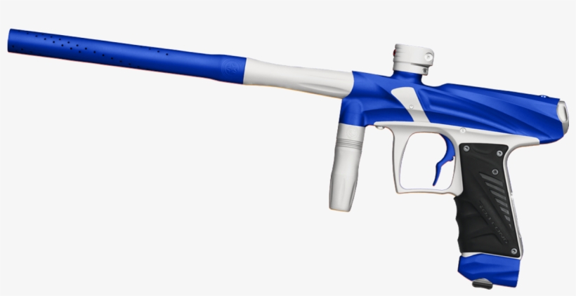 Product Video - Blue And White Paintball Gun - Free Transparent PNG ...