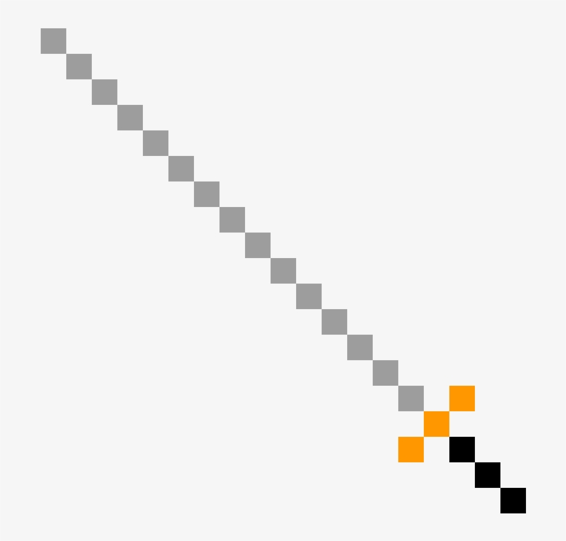 8 Bit Samurai Sword-katana - Katana - Free Transparent PNG Download ...