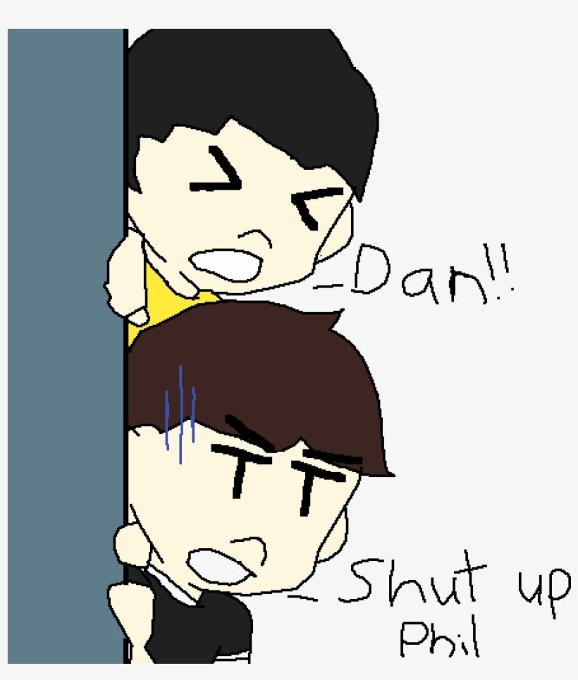 Dan And Phil - Cartoon - Free Transparent PNG Download - PNGkey