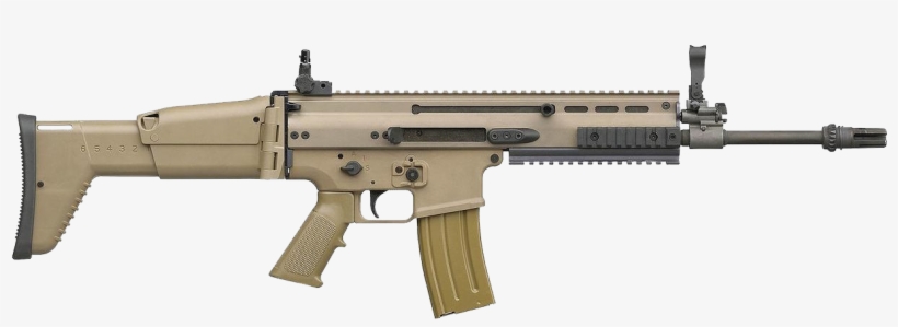 Fn Scar Rifle - Scar H Assault Rifle - Free Transparent PNG Download ...