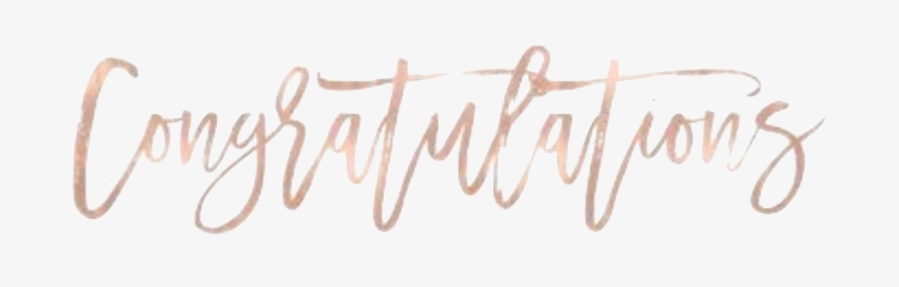 Congratulations - Calligraphy - Free Transparent PNG Download - PNGkey