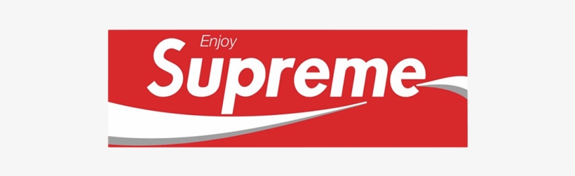 Coca Cola Box Logo T-shirt - Supreme - Free Transparent PNG Download ...