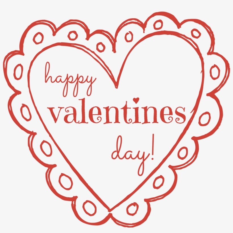 Valentines Day - Hearts And Doilies Ornament (oval) - Free Transparent ...