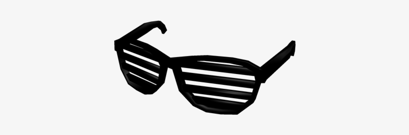 Black Shutter Shades - Black Shutter Shades Roblox - Free Transparent ...