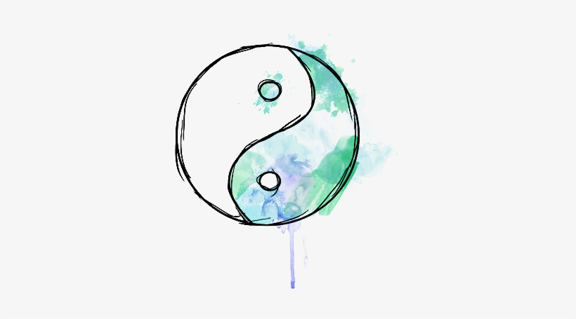 Blue Ying And Yang - Yin And Yang Png - Free Transparent PNG Download ...