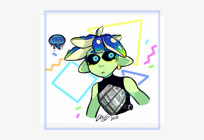 My Splatoon Oc Static Theyre A Sanitized Octoling That - Cartoon - Free ...