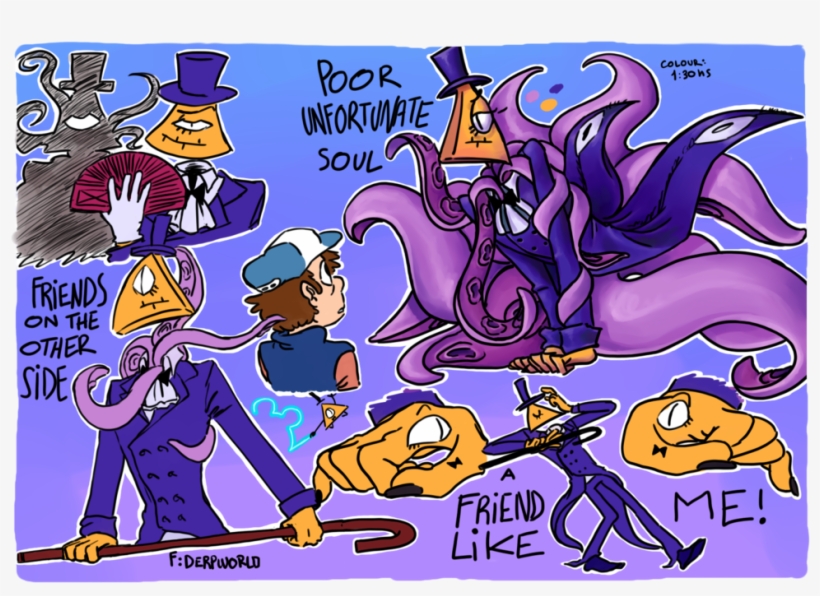 Bill Cipher Like Disney Villains - Cartoon - Free Transparent PNG ...