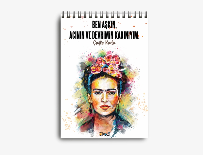 Frida Kahlo Colourful Portrait - Free Transparent PNG Download - PNGkey