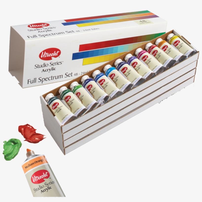 Acrylic Paint Set - Ice Cream - Free Transparent PNG Download - PNGkey