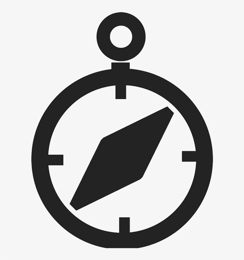 Simple Compass Stamp - Icons Dashboar Png - Free Transparent PNG ...