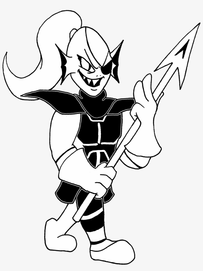 Undyne - Cartoon - Free Transparent PNG Download - PNGkey