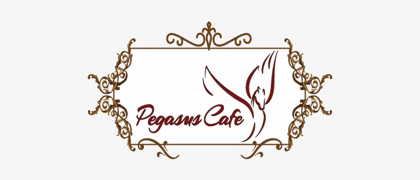 Pegasus Cafe - Calligraphy - Free Transparent PNG Download - PNGkey