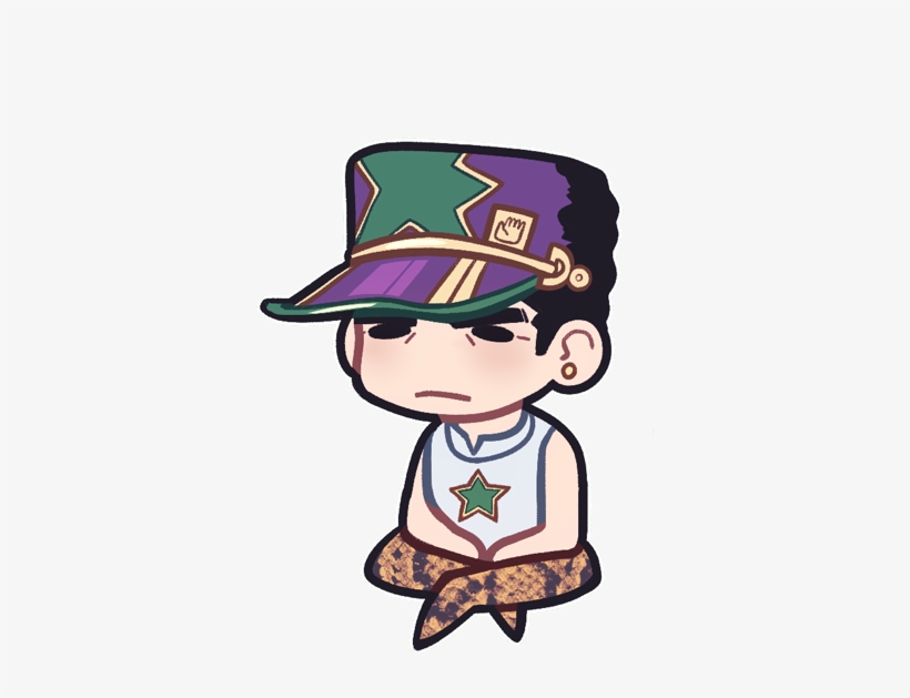 #jotaro Kujo #chibi #jjba - Hat - Free Transparent PNG Download - PNGkey
