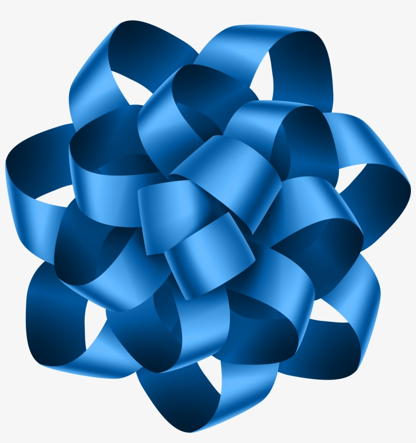 Blue Gift Bow Png - Free Transparent PNG Download - PNGkey