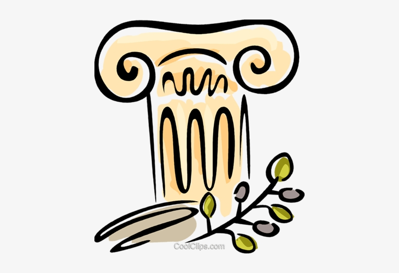 Greek Column - Greek Column Colored Clipart - Free Transparent PNG ...