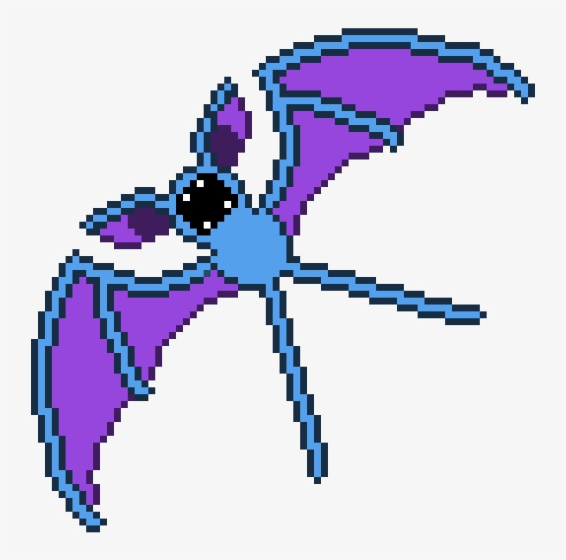 Zubat - Pixel Art - Free Transparent PNG Download - PNGkey