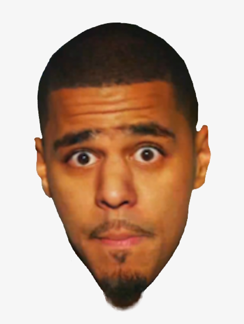 J Cole Rapper Hip - J Cole Face Png - Free Transparent PNG Download ...