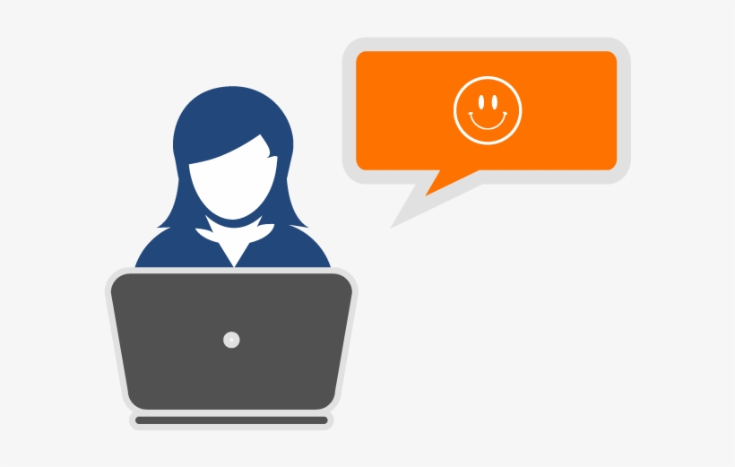 Customer Satisfaction - People With Laptop Icon - Free Transparent PNG ...