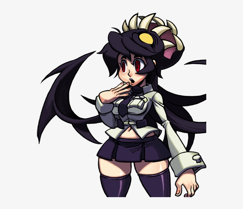 Filia 05 Surprised - Skullgirls Filia - Free Transparent PNG Download ...