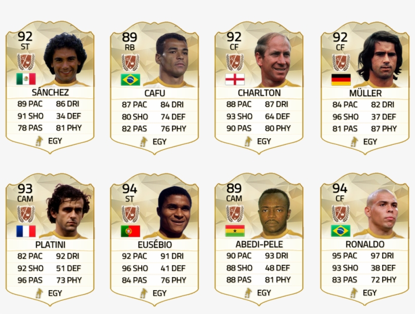 28r05dh - Legends Fifa 16 Cb - Free Transparent PNG Download - PNGkey