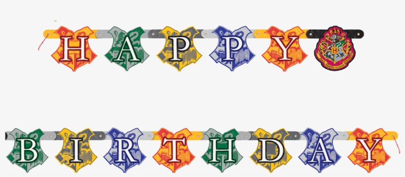 Harry Potter Birthday Banner - Harry Potter Happy Birthday Jointed ...