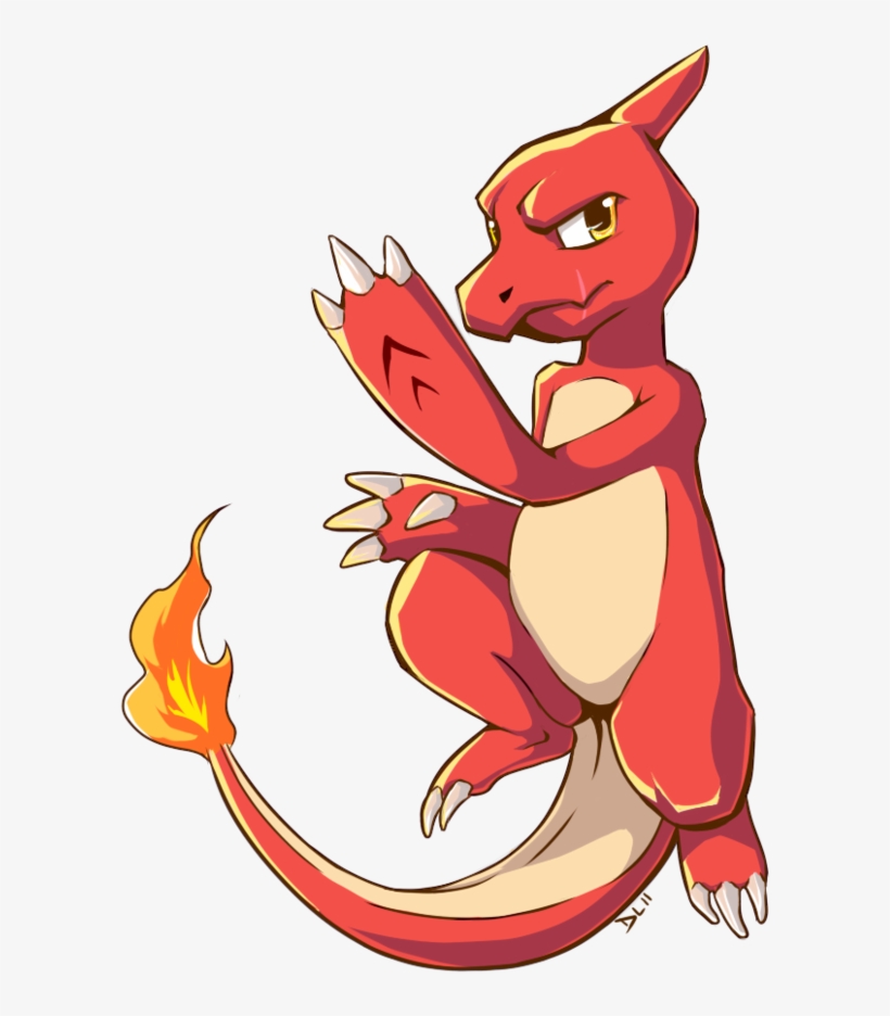 Png Black And White By Qaoss On Deviantart - Charmileon Pokemon No ...