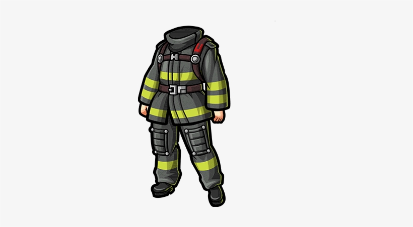 Gear-firefighter Outfit Render - Firefighter Outfit Cartoon - Free ...