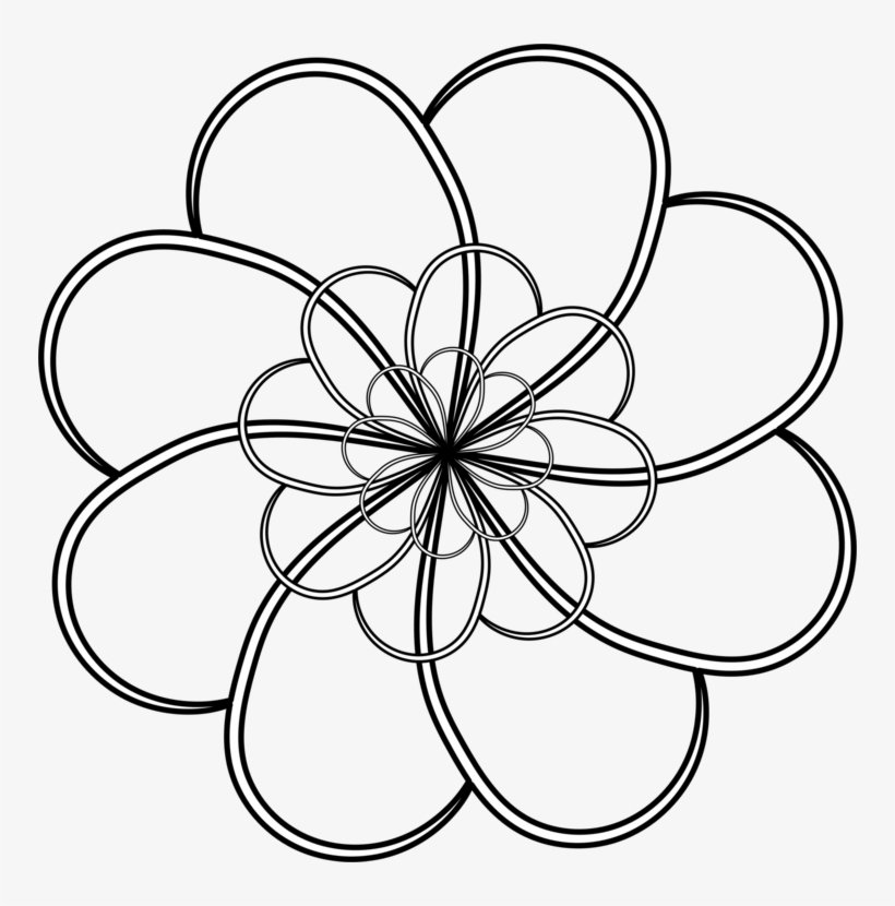 Line Art Black And White Drawing Painting Motif - Penç - Free ...