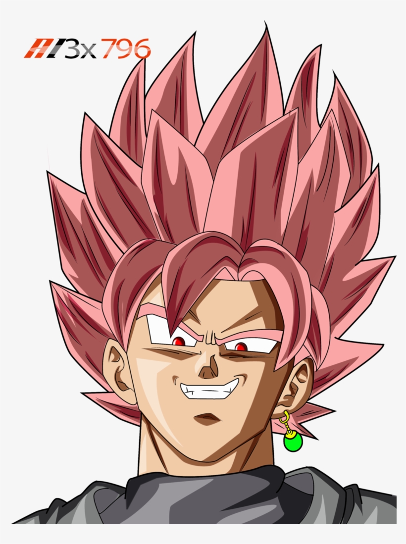 Png Goku Hair - Goku Black Pink Hair - Free Transparent PNG Download ...