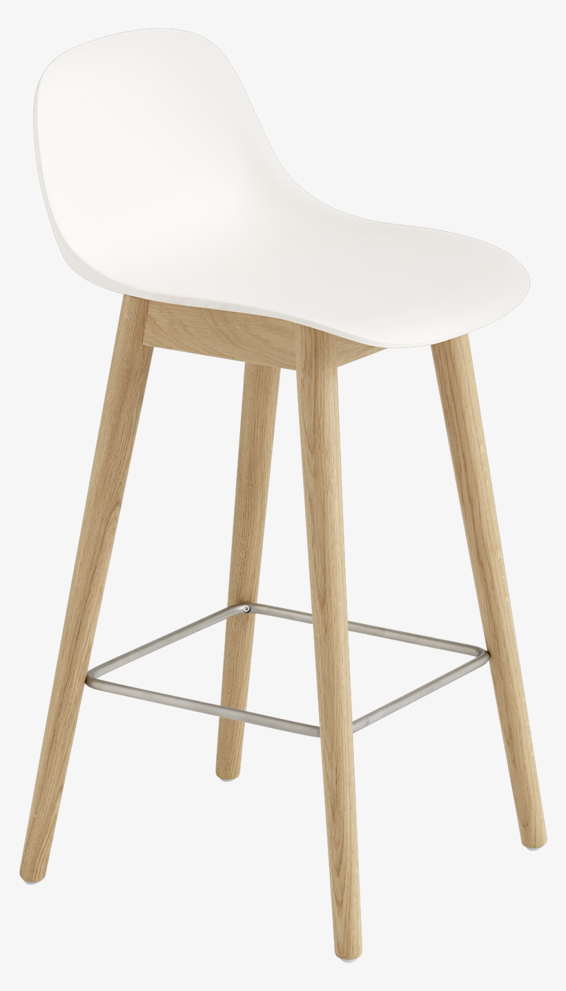 Muuto Fiber Bar Stool Wood - Free Transparent PNG Download - PNGkey
