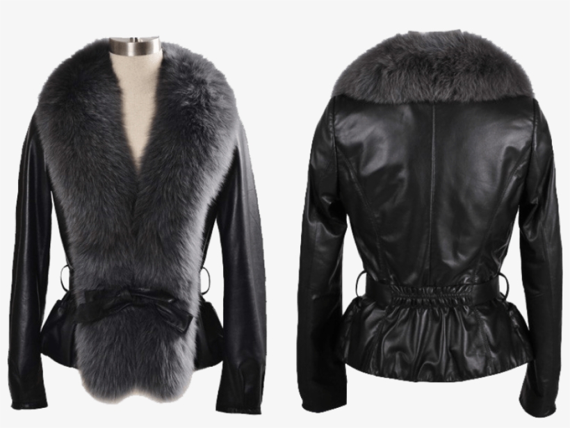 Free Png Fur Lined Leather Jacket Png Images Transparent - Leather ...