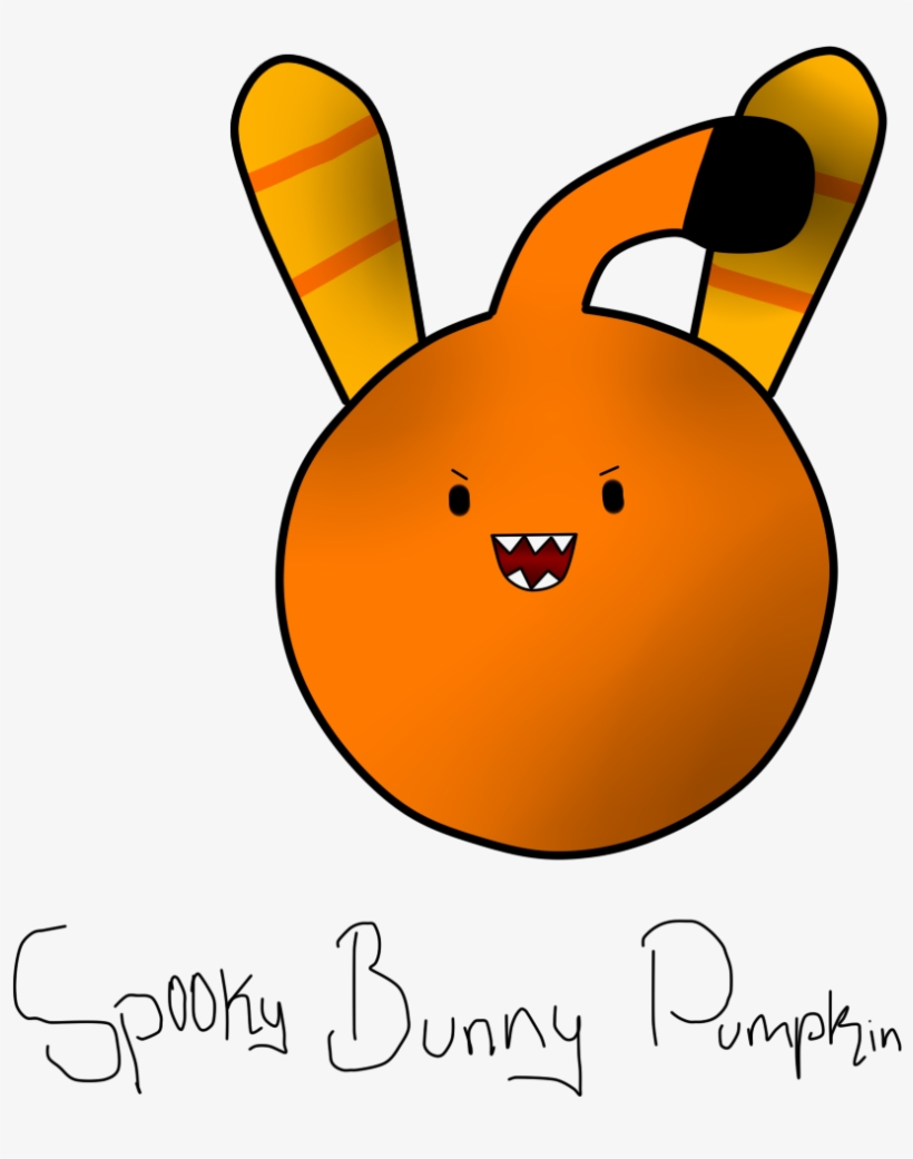 Spooky Bunny Pumpkin - Domestic Rabbit - Free Transparent PNG Download ...