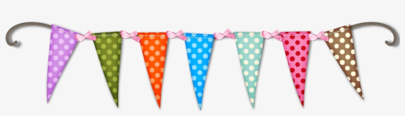 Streamers Clip Art Clipart Party Banner Clipart - Polka Dot Frame Png ...