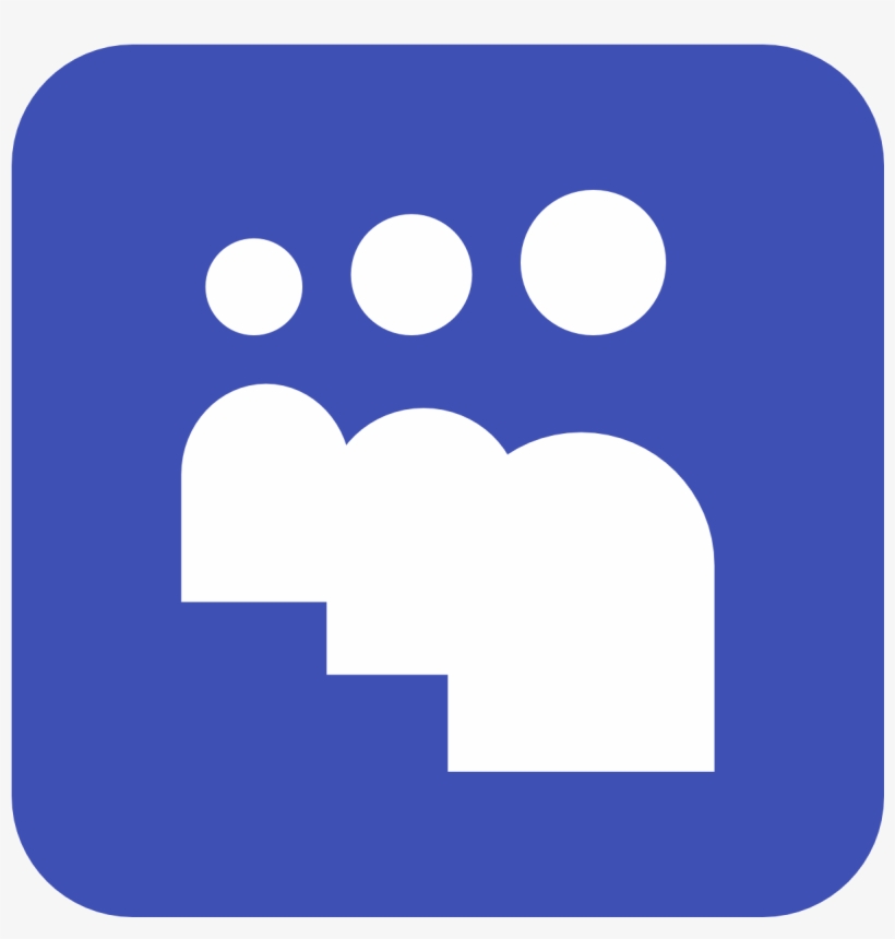 Its The Logo Of Myspace Consisting Of 3 Bodies With - Myspace Icon ...