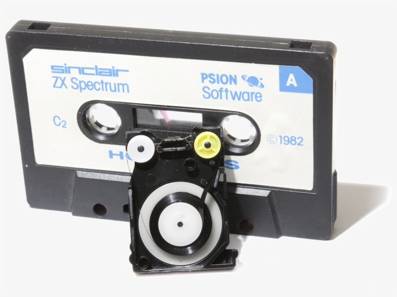 Zx Microdrive, Opened, Compared To Compact Cassette - Zx Microdrive ...