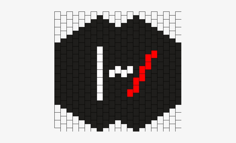 Twenty One Pilots Simple Logo Mask Bead Pattern - Kandi Mask Patterns ...