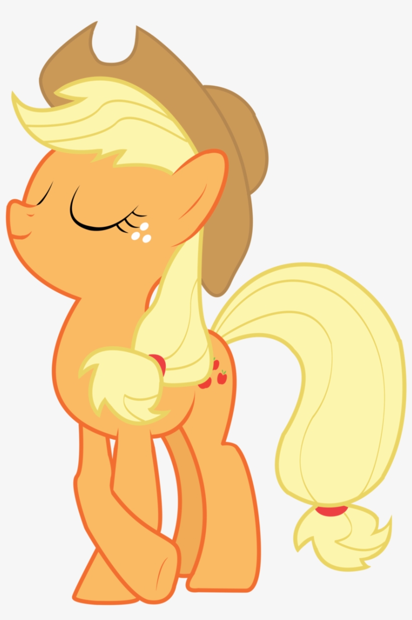Applejack - Mlp Applejack Smiling Vector - Free Transparent PNG ...