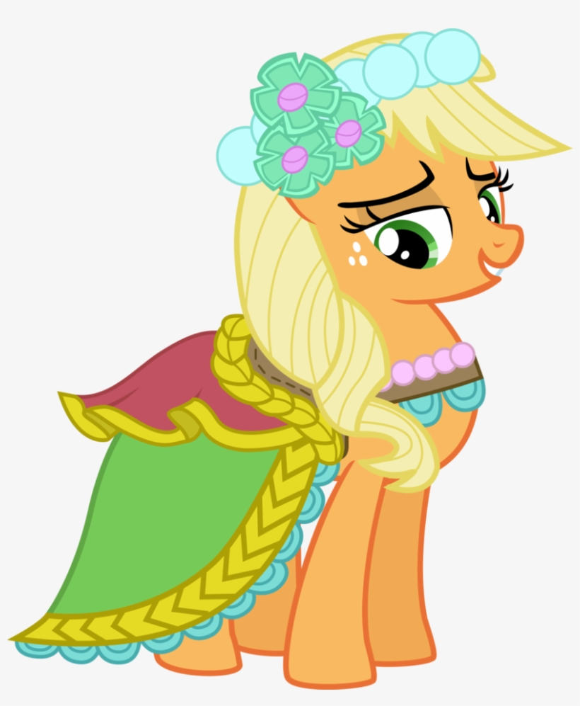 Applejack - My Little Pony Applejack Dress - Free Transparent PNG ...