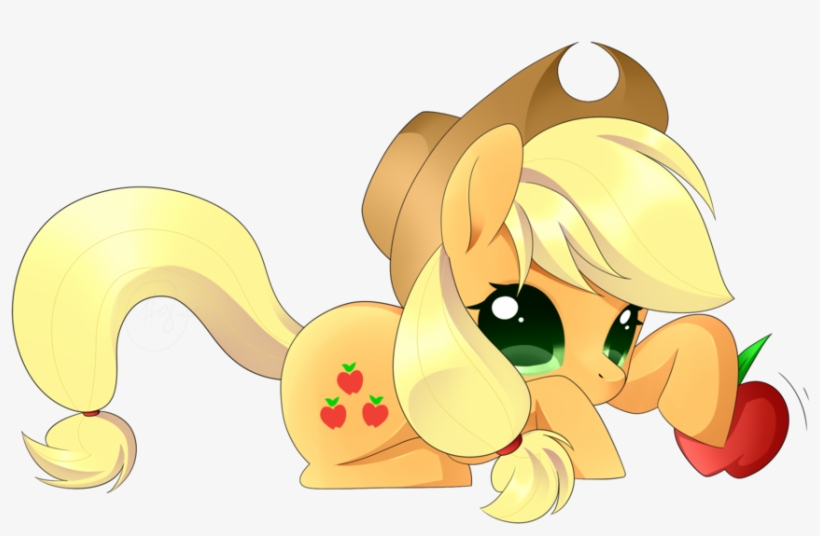 , Cute Applejack ) - Mlp Chibi Applejack - Free Transparent PNG ...
