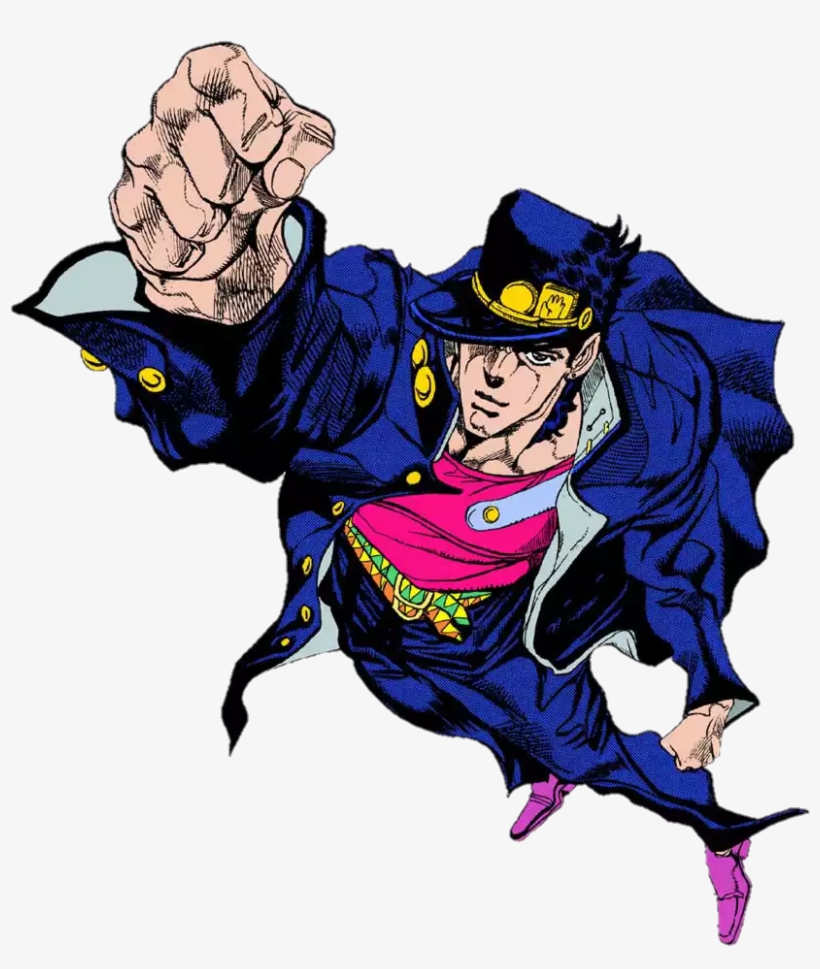 Jotaro - Jojo Bizarre Art Style - Free Transparent PNG Download - PNGkey