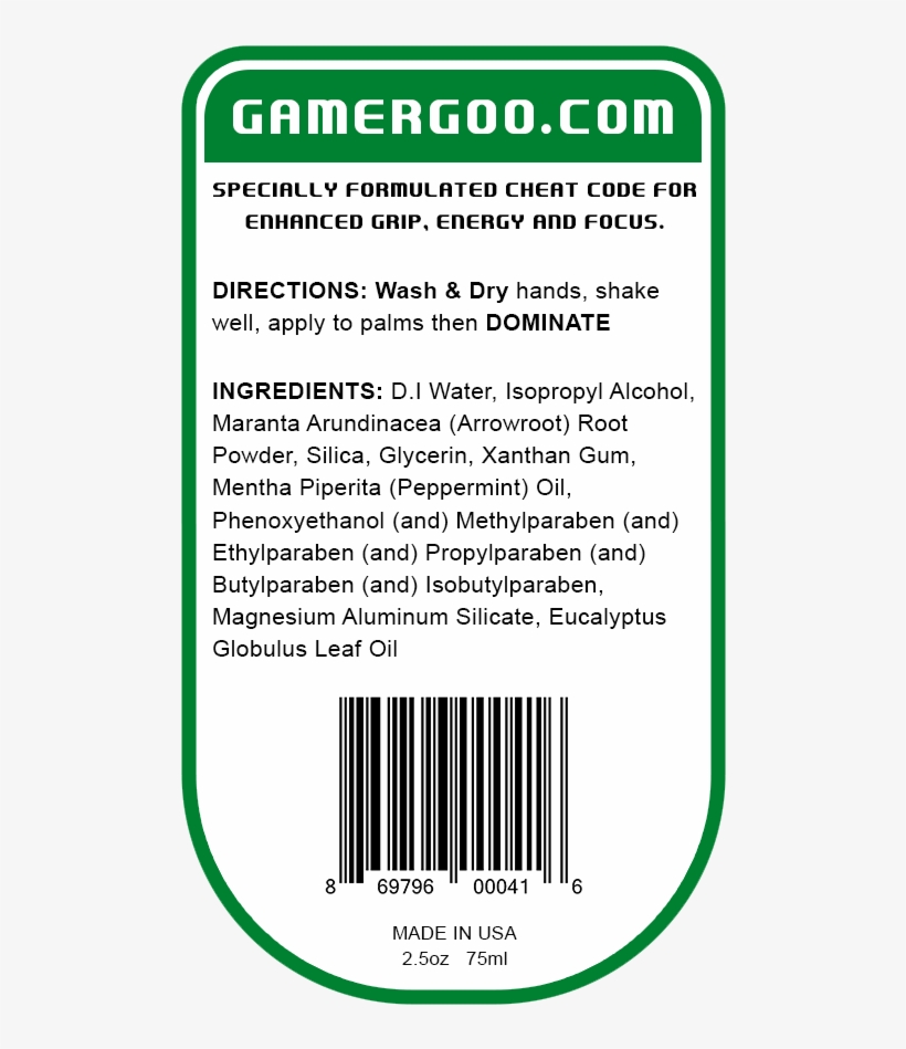 Gamer Goo Peppermint - Document - Free Transparent PNG Download - PNGkey