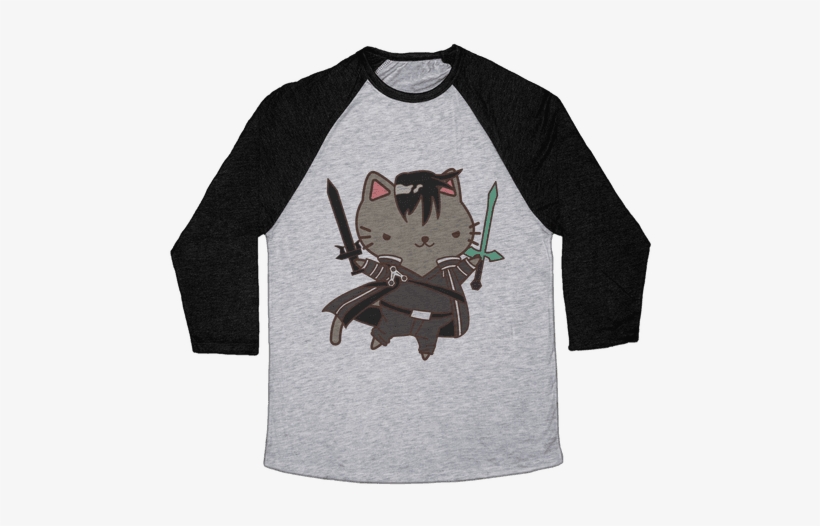 Cat Cosplay Kirito - Heroes Never Die Shirt - Free Transparent PNG ...
