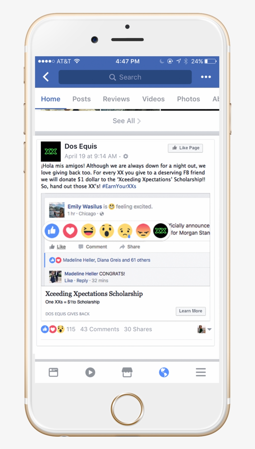 Fb Post - Iphone - Free Transparent PNG Download - PNGkey