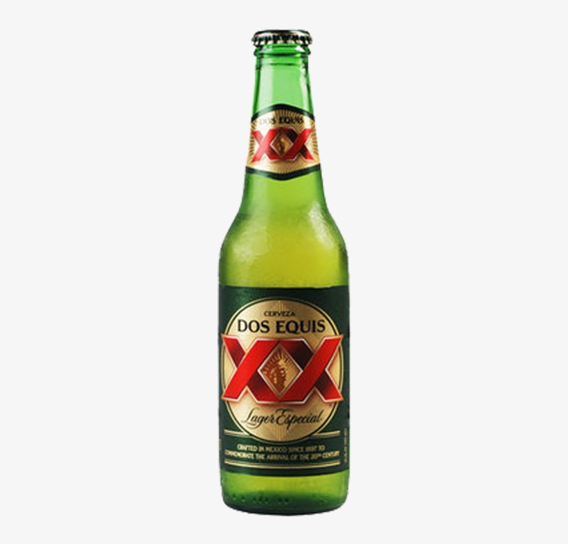 Dos Equis Bottles - Cuauhtémoc Moctezuma Brewery - Free Transparent PNG ...