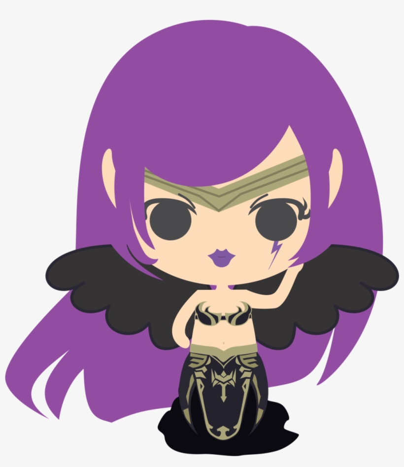 Lol Morgana Chibi So Cute - Chibi Morgana - Free Transparent PNG ...
