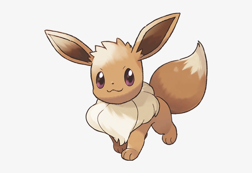 Eevee Partner - Pokemon Let's Go Pikachu Art - Free Transparent PNG ...