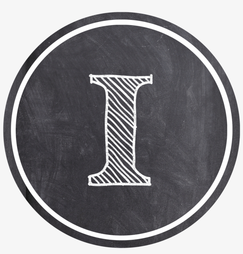 Chalkboard Banner I - Chalkboard Alphabet Free Clipart Transparent ...