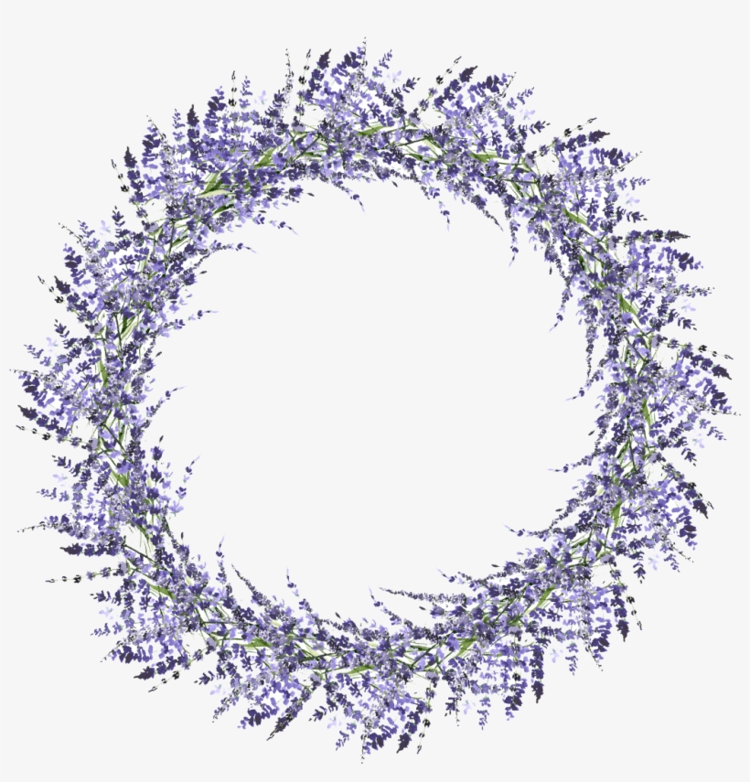 Lavender Vector Royalty Free Stock Huge - Frame Lavender Png - Free ...